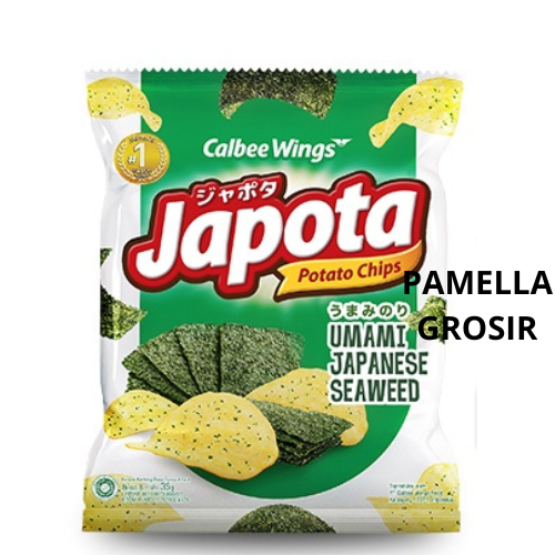 Jual JAPOTA SEAWEED POTATO CHIPS - NETTO 35 GR SNACK makanan ringan ...