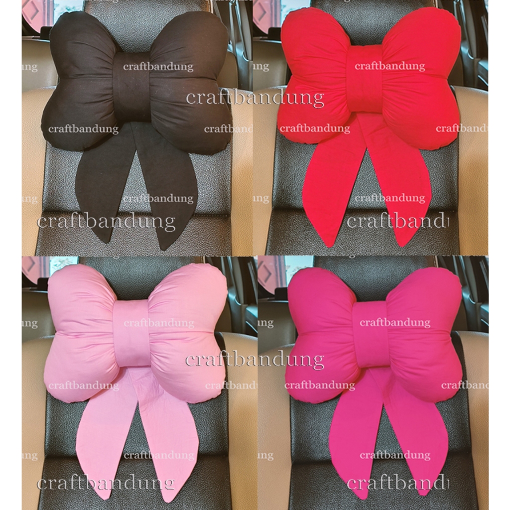 Jual Craftbandung Bantal Mobil Bantal Leher Mobil Pita Tali (Polosan ...
