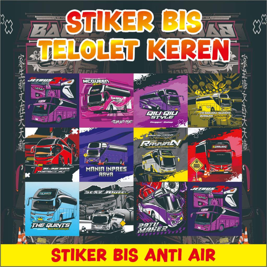 Jual STIKER BIS MANIA/STIKER BUS | Shopee Indonesia