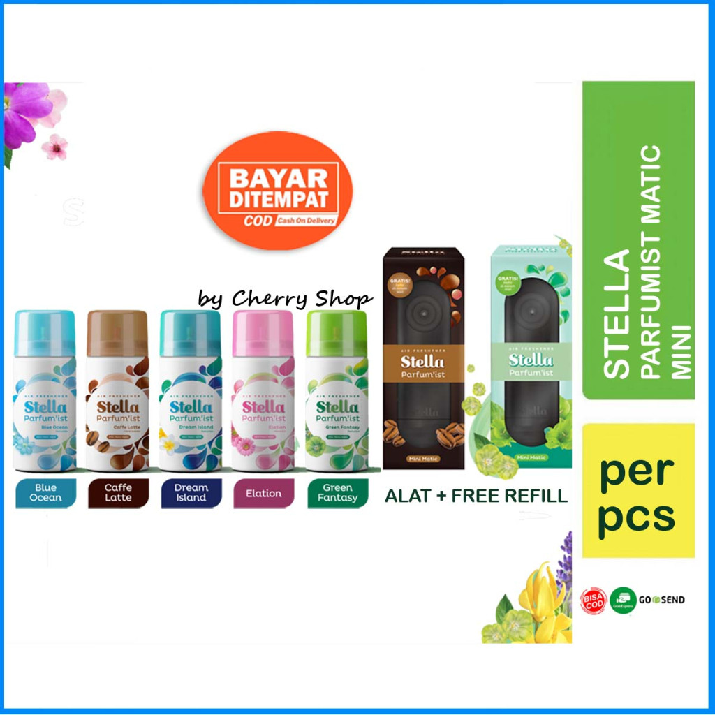 Jual [ALAT+REFILL / REFILL SAJA] Stella Mini Matic Parfum'ist Set (Free Refill) - Pengharum ...