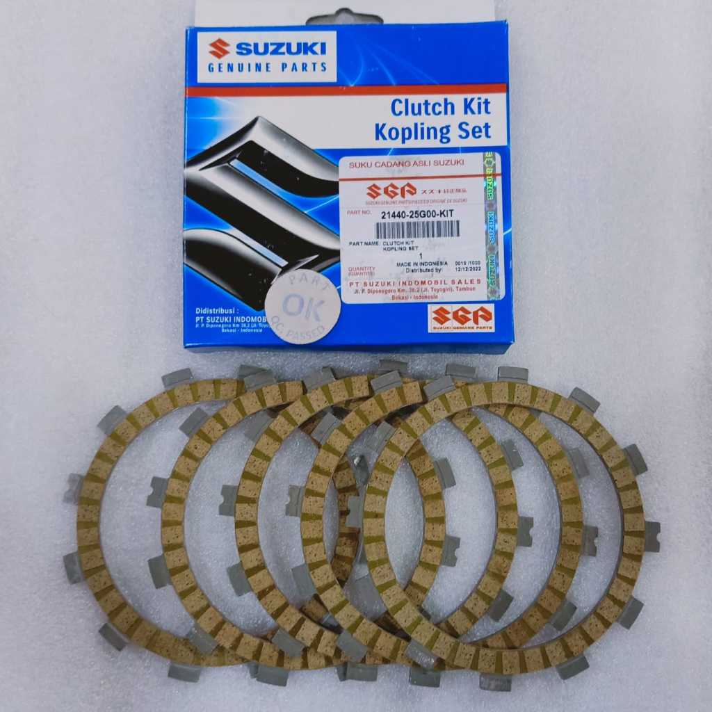Jual 21440 25G N00 21440 25G00 KIT Kampas Kopling Kampas Plat Kopling Satria FU 150 Injeksi PNP ...