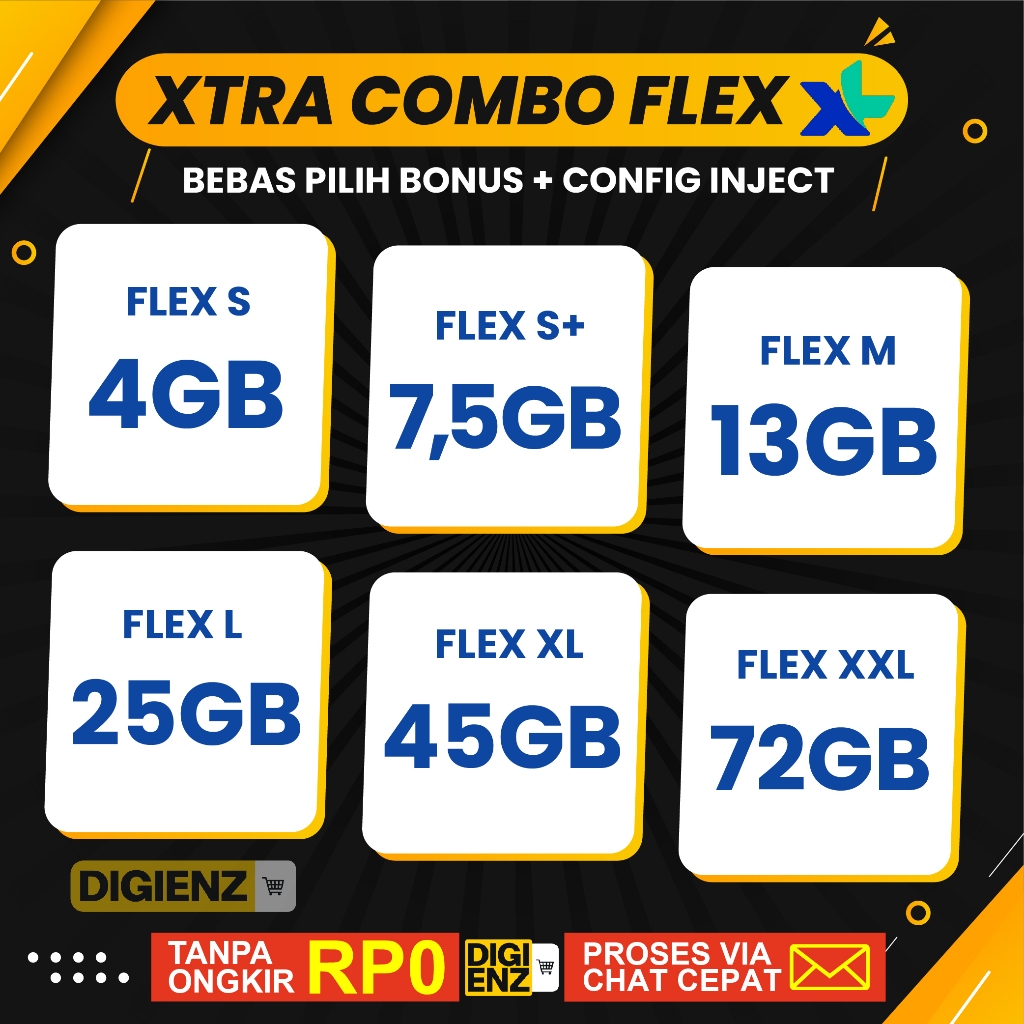 Jual KUOTA XL XTRA COMBO FLEX MURAH | Shopee Indonesia