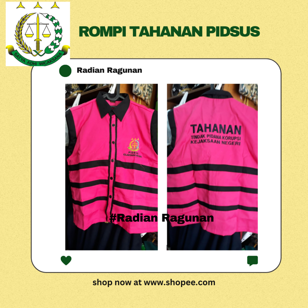 Jual ROMPI TAHANAN PIDSUS | KEJAKSAAN RI | Shopee Indonesia