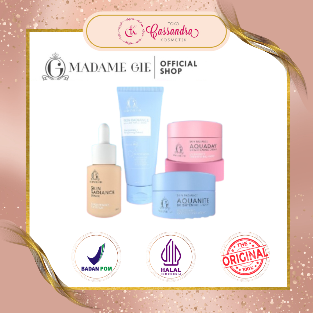 Jual MADAME GIE SKIN RADIANCE (RANGKAIAN CREAM DAN CUCI MUKA) | Shopee Indonesia