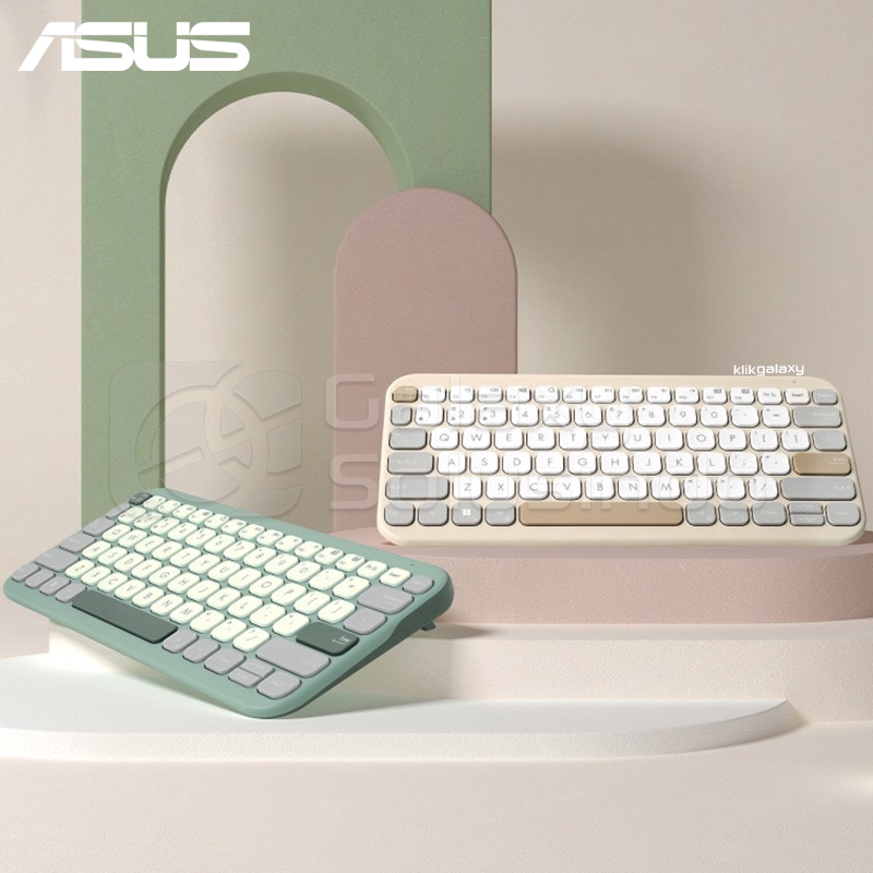 Jual ASUS KW100 Marsmallow Multi-Device Wireless Keyboard | Shopee ...