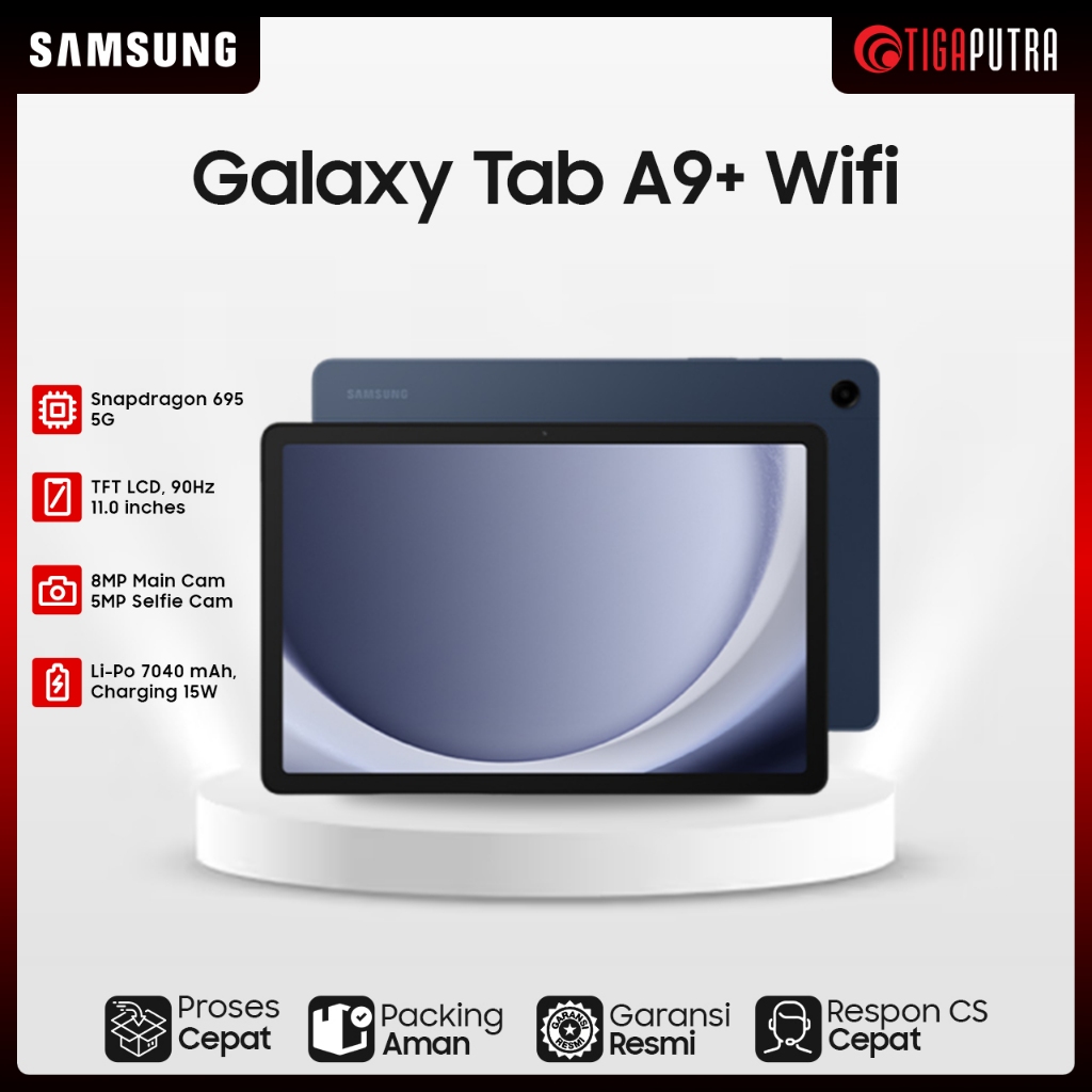 Jual Samsung Galaxy Tab A9+ Wifi (RAM 4/8GB, ROM 64/128GB, Battery ...