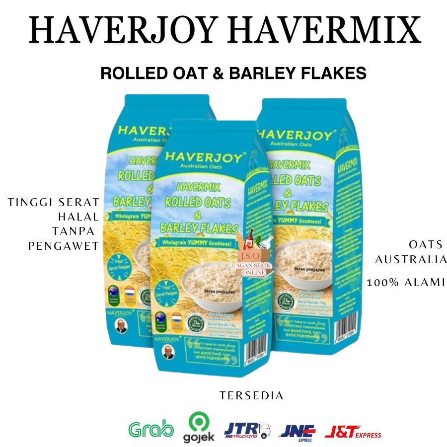 Jual (JSO) Haverjoy Havermout 500gr Australian Oat Meal Sarapan Instant ...