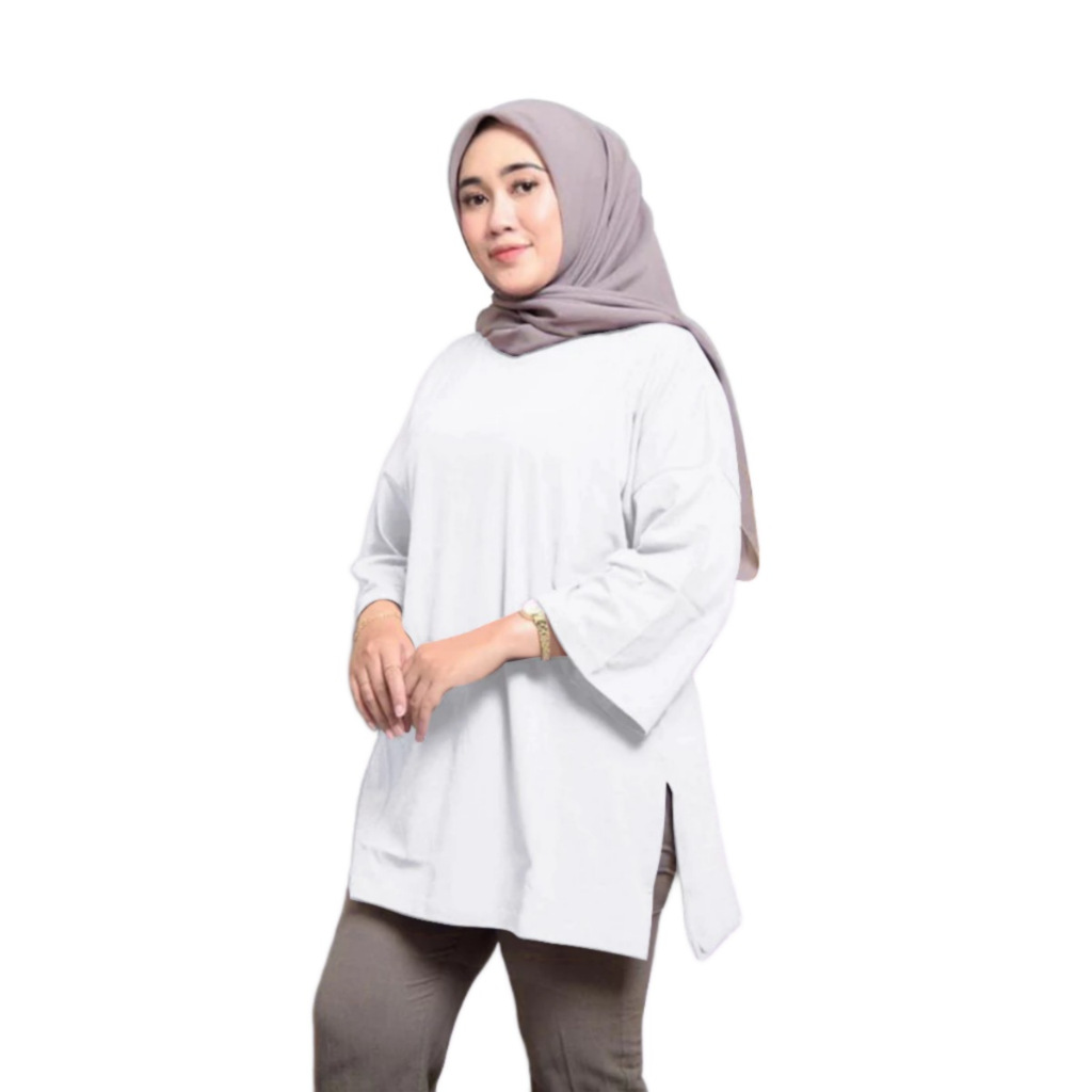 Jual ATASAN OVERSIZE POLOS BASIC DEWIE / BLOUSE JUMBO BABYTERRY PREMIUM ...