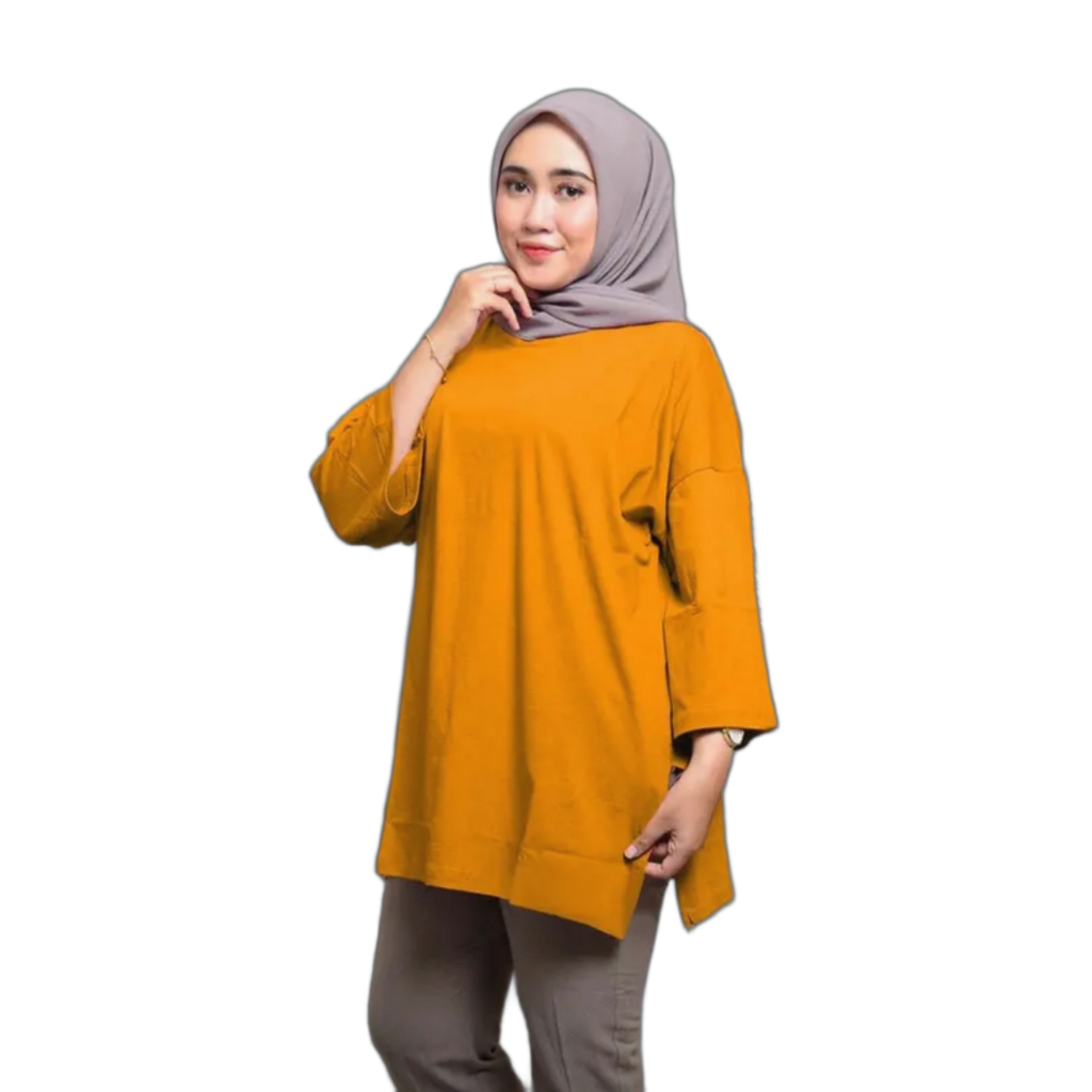 Jual ATASAN OVERSIZE POLOS BASIC DEWIE / BLOUSE JUMBO BABYTERRY PREMIUM ...