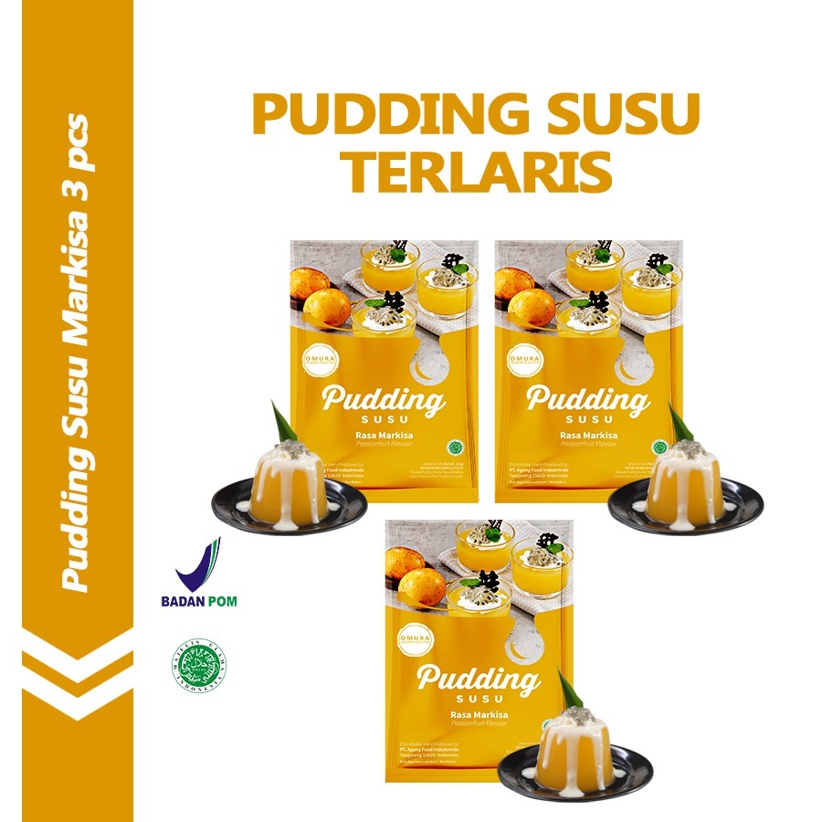 Jual [BUNDLE 3 PCS] Premix Puding Susu Milky Passion Fruit / Markisa ...