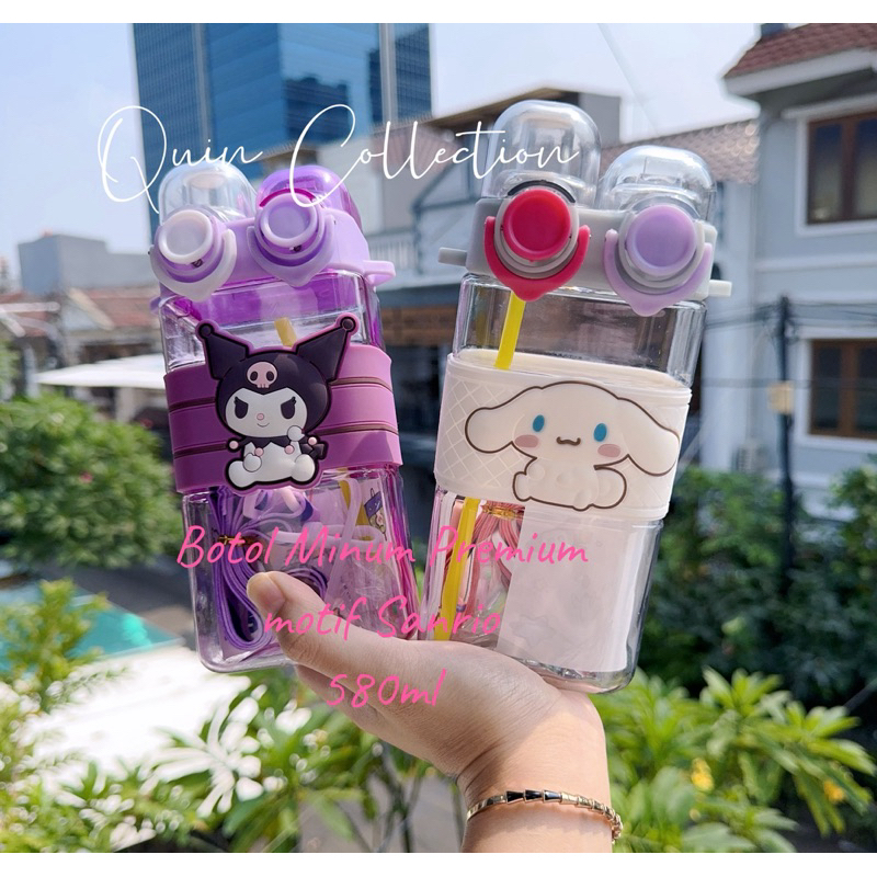 Jual Botol Minum Anak Sekolah Botol Minum 2in1 Sanrio Premium Anti ...