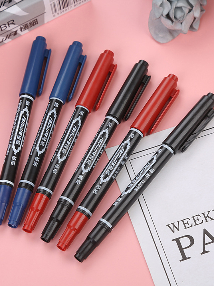 Jual Pulpen Spidol 2 in 1 Pena Marker Dua Fungsi Dual Tip/Spidol ...