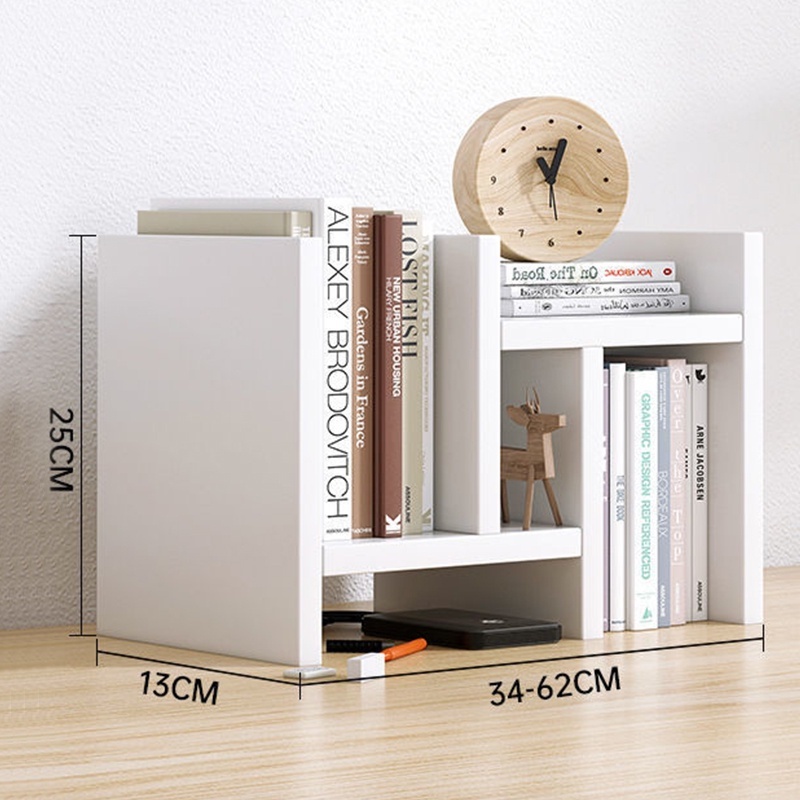 Jual Rak Buku Rak Kayu Serbaguna Rak Atas Meja Kuat dan Kokoh Bookshelf ...