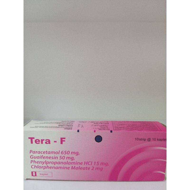 Jual Obat Batuk Pilek Demam Tera-F 1 strip isi 10 tablet | Shopee Indonesia