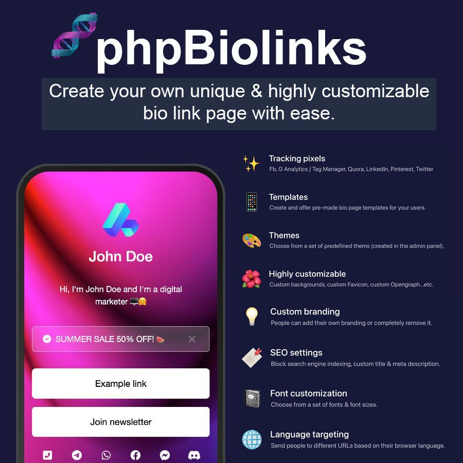 Jual BioLink Membuat Website Seperti Linktree | Shopee Indonesia