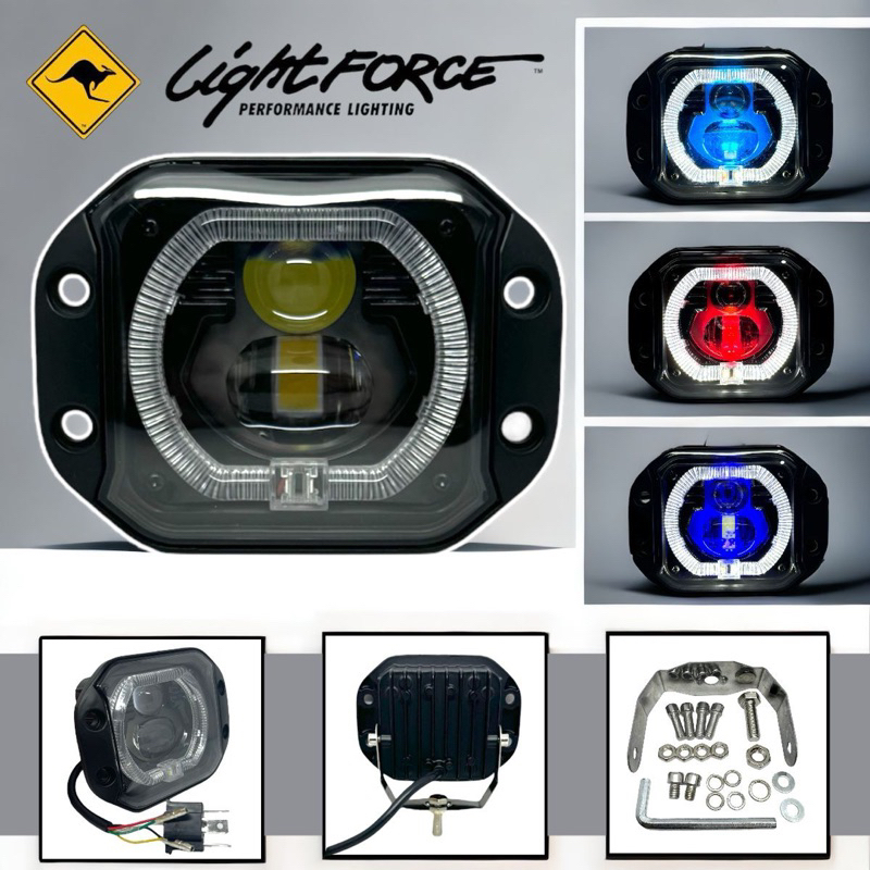 Jual Lampu BILED Reflektor custom KLX KTM CRF Plus Breket | Shopee ...