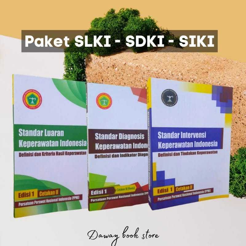 Jual Buku Paket Keperawatan 3S PPNI Edisi Revisi Terbaru 3S ( SDKI,SIKI,SLKI) | Shopee Indonesia