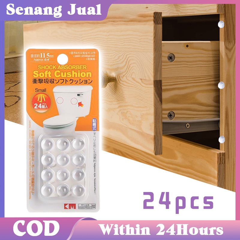 Jual 24Pcs Stiker Silikon Bumper Door Stop Karet Penahan Pintu ...
