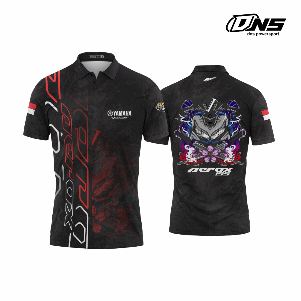 Jual Kaos jersey polo shirt yamaha aerox | Shopee Indonesia