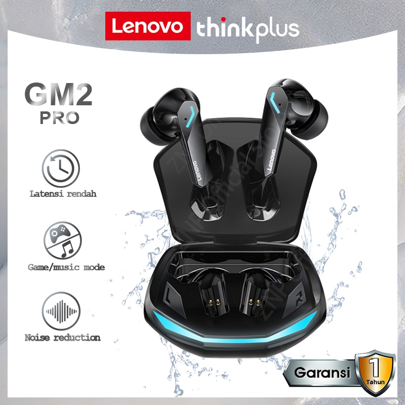 Jual Lenovo Thinkplus GM2 Pro Gaming Earphone Wireless Bluetooth low-latency TWS Headset Hoise ...