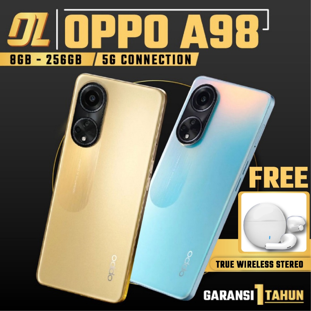 Jual OPPO A98 5G 8/256 GB RAM 8 ROM 256 8GB 256GB HP Smartphone Android ...