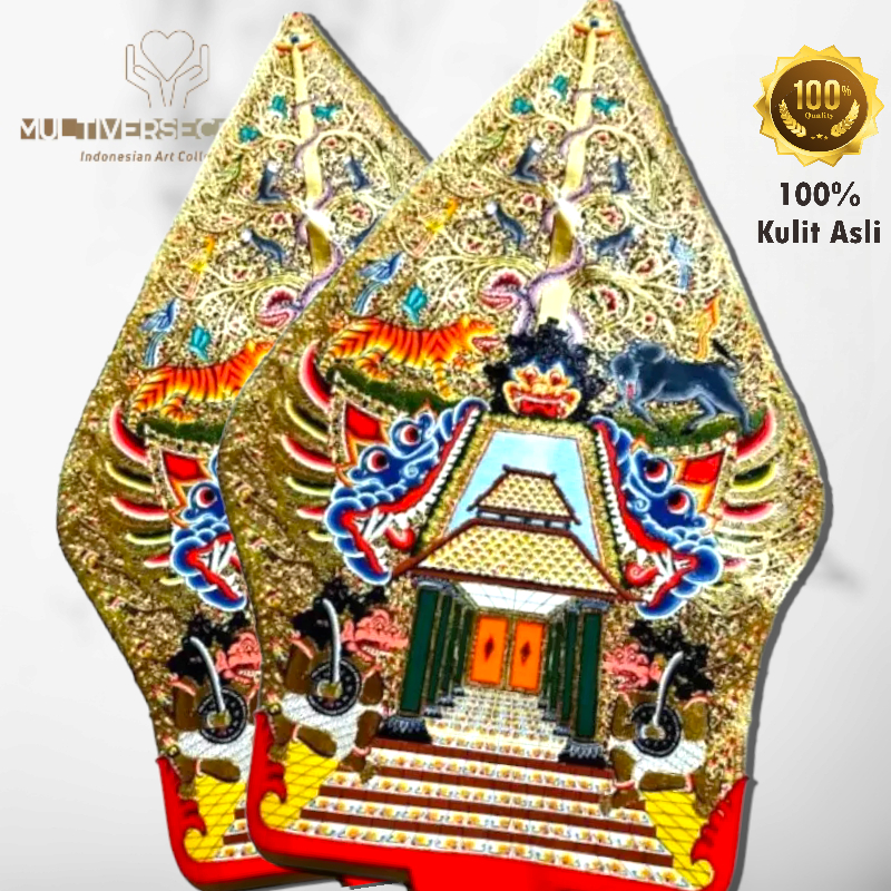 Jual Wayang Alusan Kulit Kerbau Asli Gunungan Tree of Life Alusan Jumbo ...