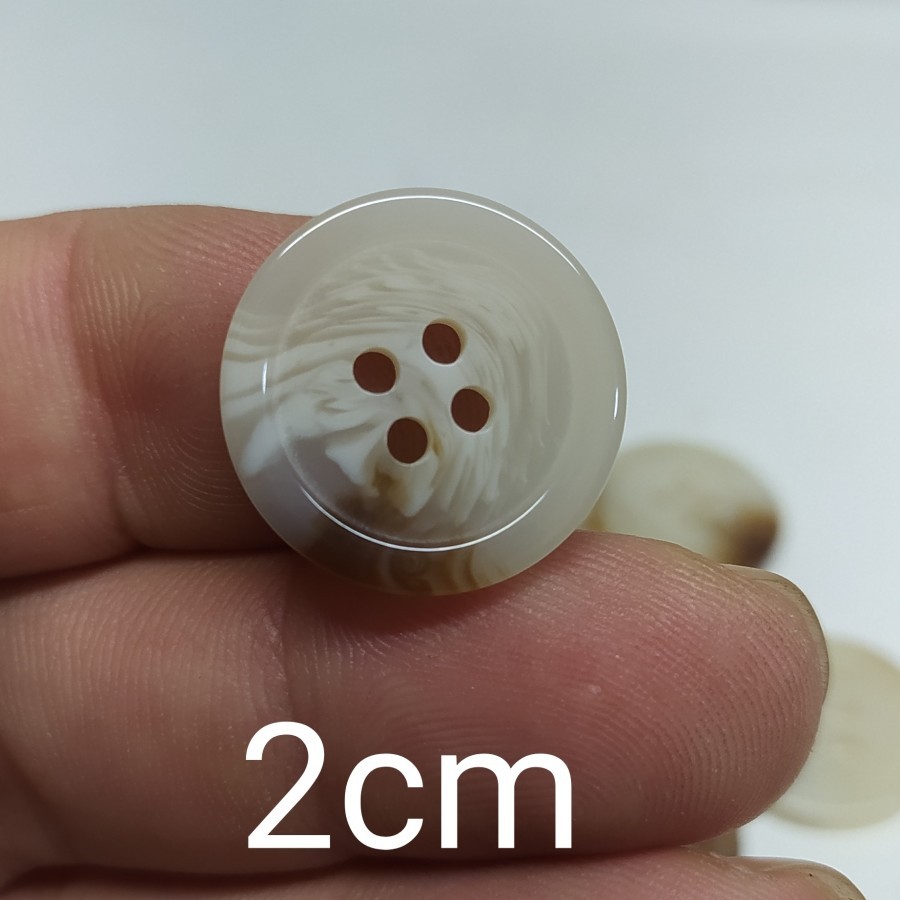 Jual Isi 12 Pcs Kancing Baju Corak Macan Warna Cream | Shopee Indonesia