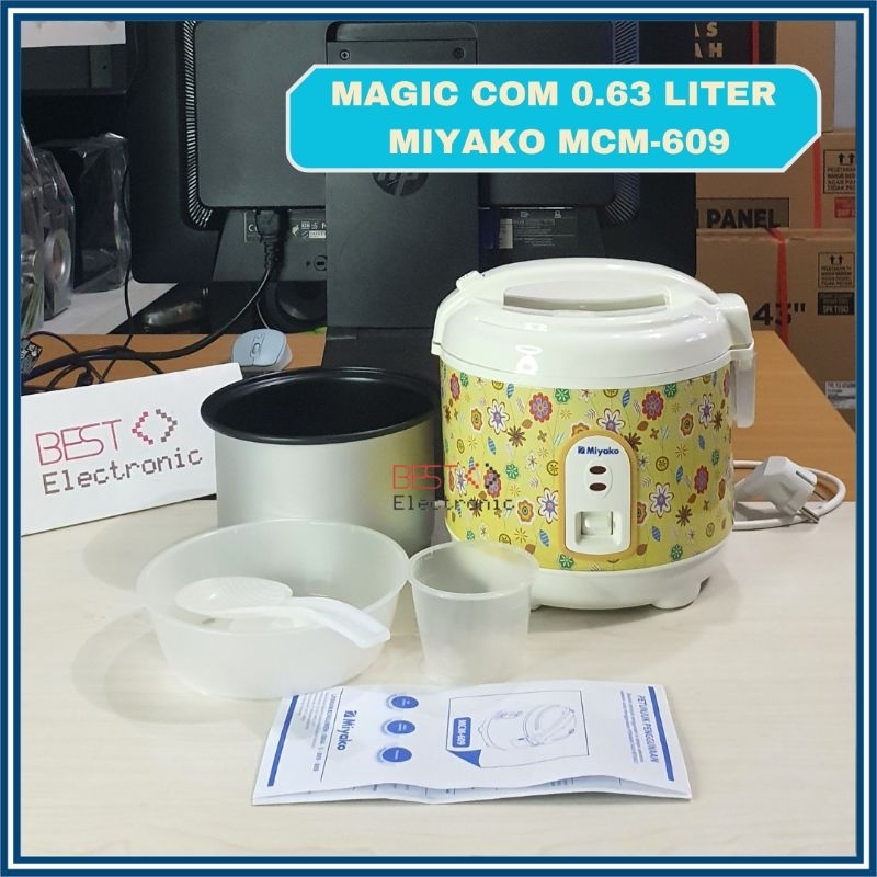 Jual MIYAKO RICE COOKER / MAGIC COM MCM 609 / MCM609 / MCM-609 (0,6 ...