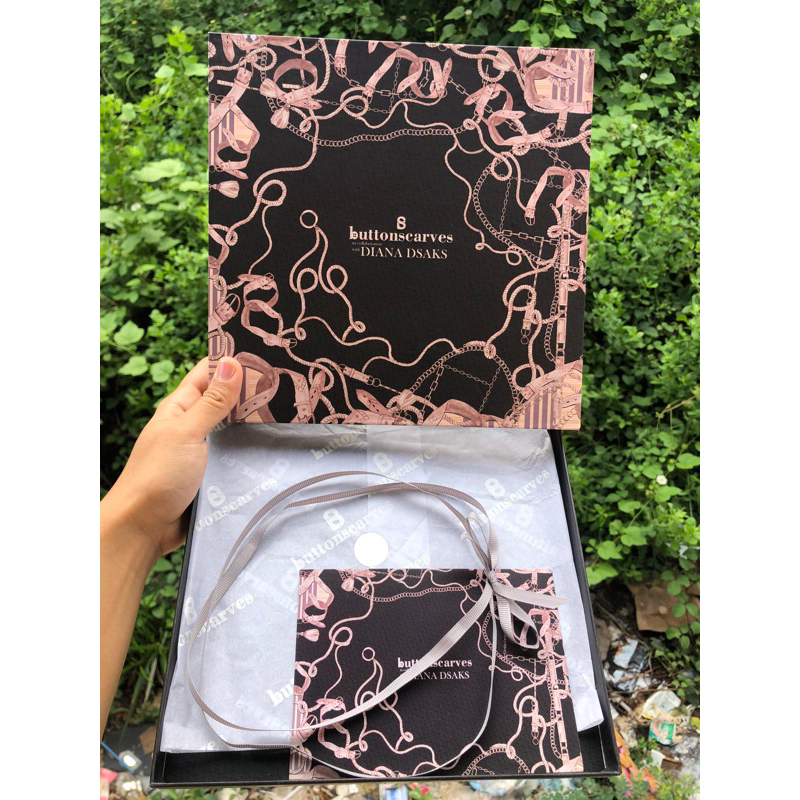 Jual Box Buttonscarves Original Lengkap (Box Only) | Shopee Indonesia