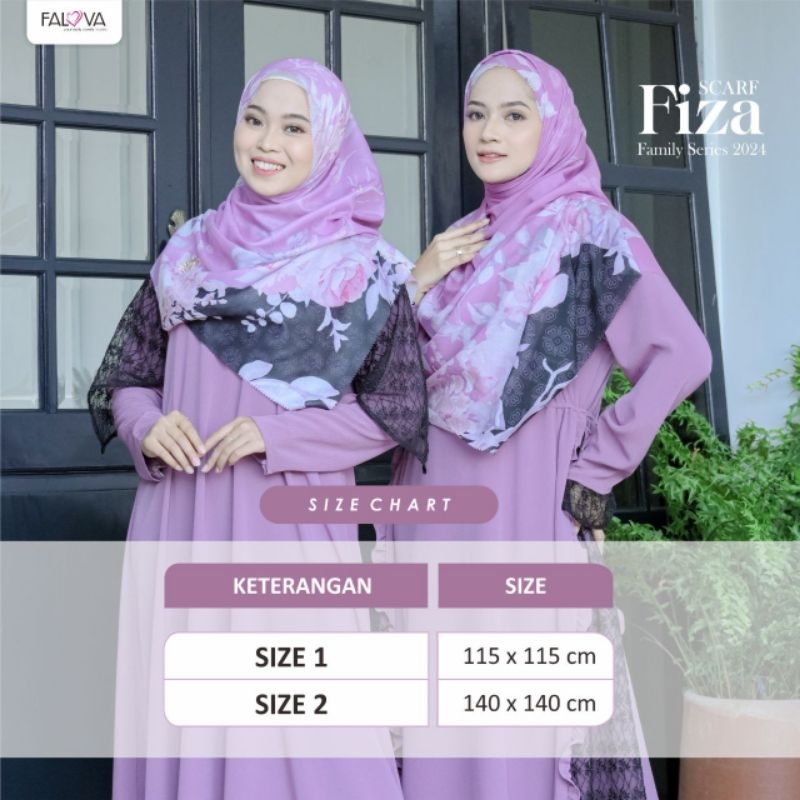 Jual FIZA SCARF by FALOVA [FARHAN FAHIRA FAMILY IED SERIES SARIMBIT ...