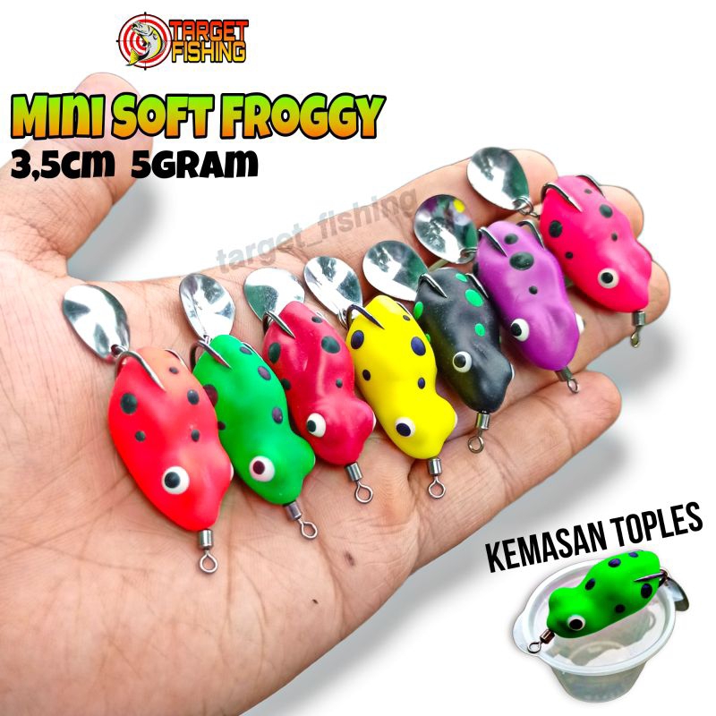 Jual Mini Soft Frog 3,5cm 5gr Blade - Umpan Casting Gabus / Haruan ...