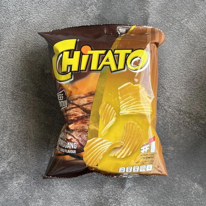 Jual Snack Cemilan Keripik Kentang Potato Chips Chitato Sapi Panggang ...