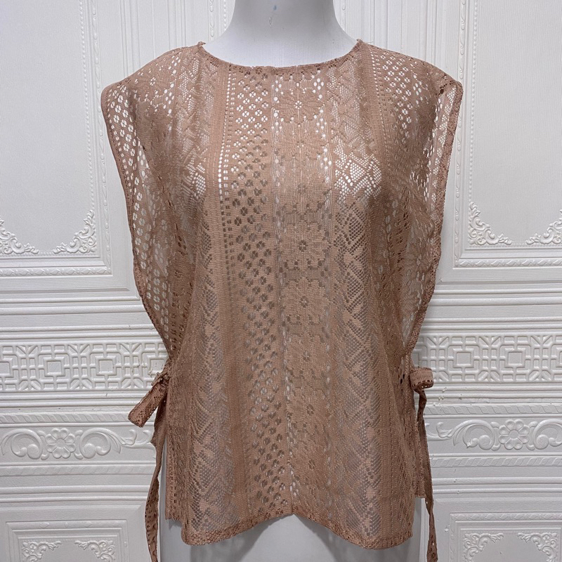 Jual VEST BURKAT TALI PREMIUM / VEST BRUKAT TALI/ LACE ROMPI BRUKAT ...