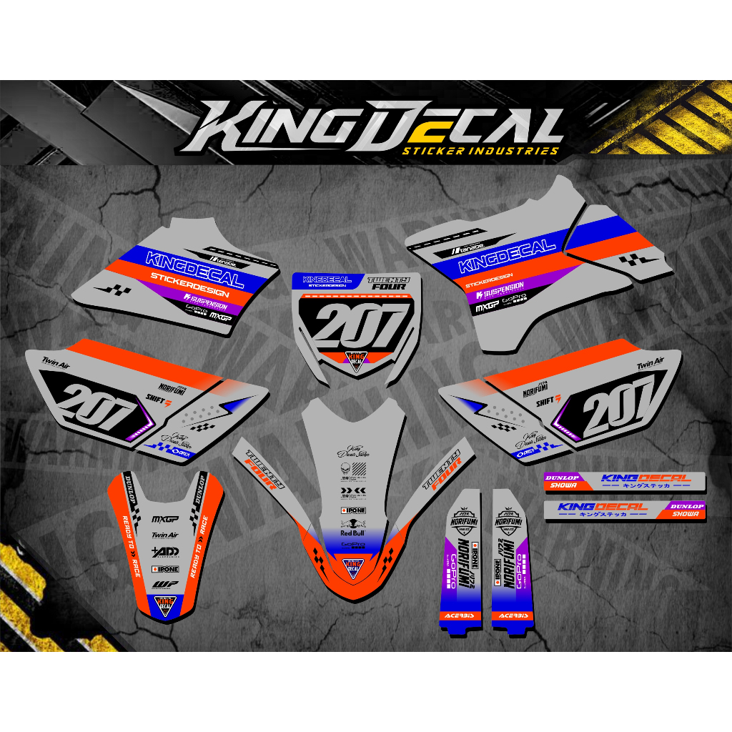 Jual DECAL YZ 85 NEW FULL BODY DECAL STIKER YZ 85 DECAL STICKER YZ 85 ...