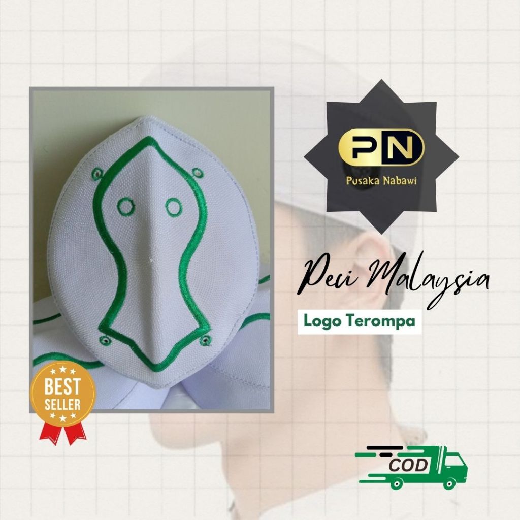 Jual Peci Malaysia TEROMPAH Peci malaysia original abdul Karim peci ...