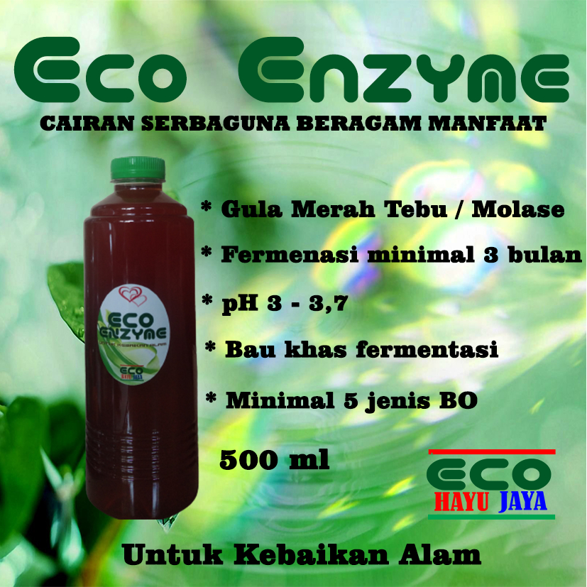 Jual Eco Enzyme / Cairan Serbaguna / Pupuk Organik 500 ml | Shopee ...