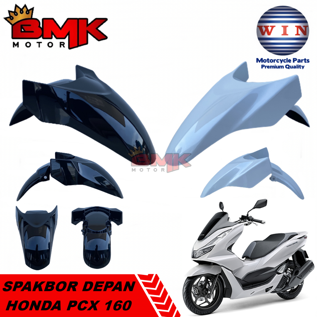 Jual Win Spakbor Depan Pcx 160 Hitam Putih Merah Dof 2020 2021 2022 ...