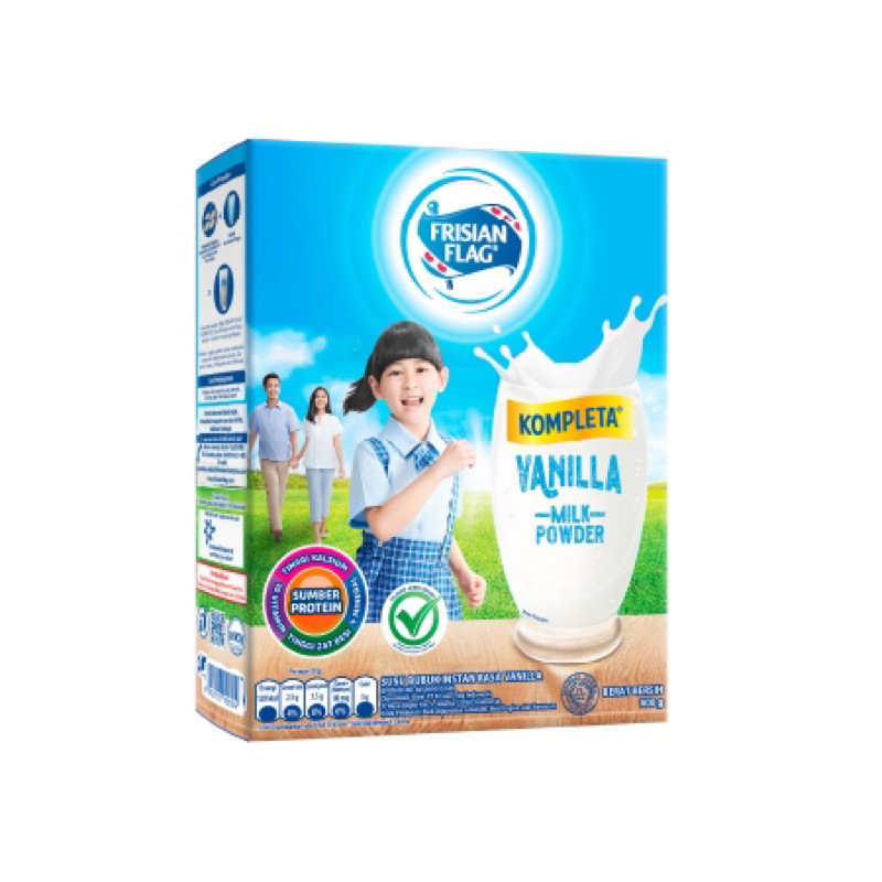 Jual FRISIAN FLAG KOMPLETA RASA VANILLA KEMASAN 400G | Shopee Indonesia