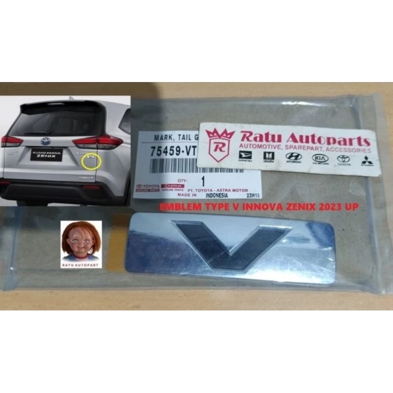 Jual Emblem Innova Zenix Type V Tahun 2023 Up | Shopee Indonesia
