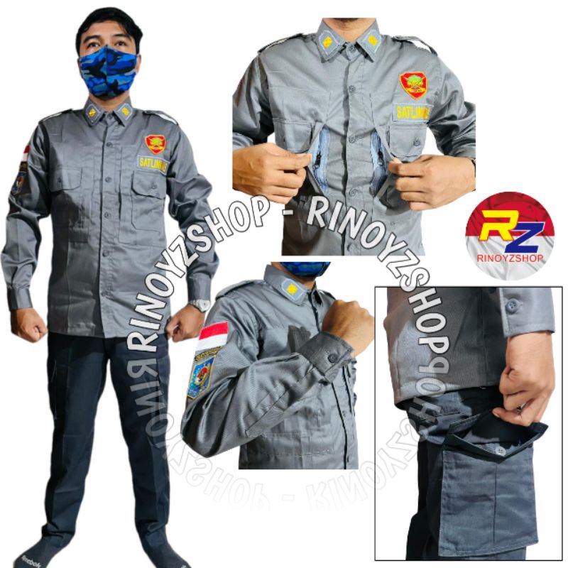 Jual SERAGAM LINMAS TERBARU MODEL TACTICAL / SATLINMAS EXCLUSIVE ...