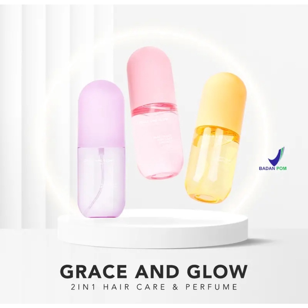 Jual Grace and Glow Hair Parfume Vitamin Mist Hair Vitamin Rambut 2in1 ...