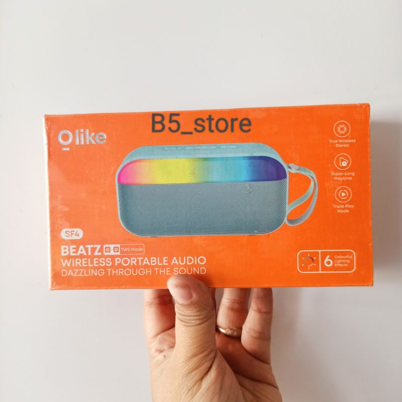 Jual OLIKE SF4 SPEAKER TWS WIRELLES BLIUETOOTH SPEAKER | Shopee Indonesia