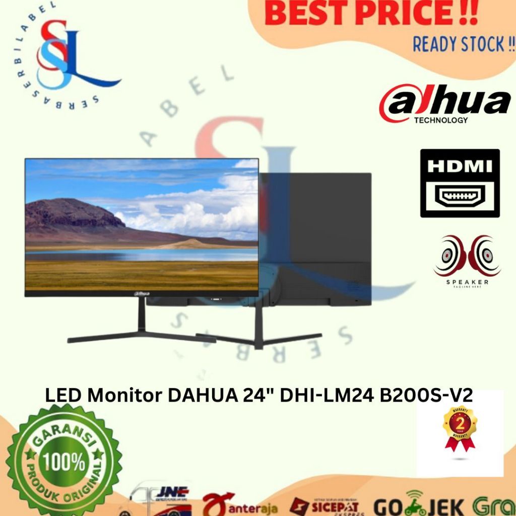 Jual Monitor LED Dahua 24" DHI-LM24-B200S-V2 100Hz HDMI VGA | Shopee Indonesia