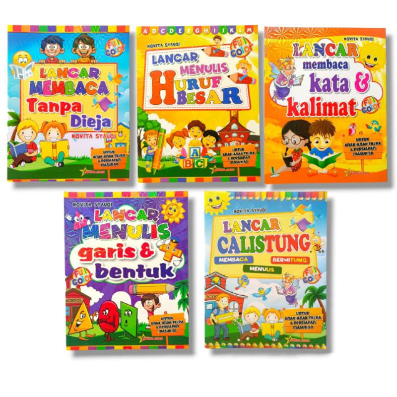 Jual Buku anak belajar Calistung dan Aktifitas pertamaku untuk PRA TK ...