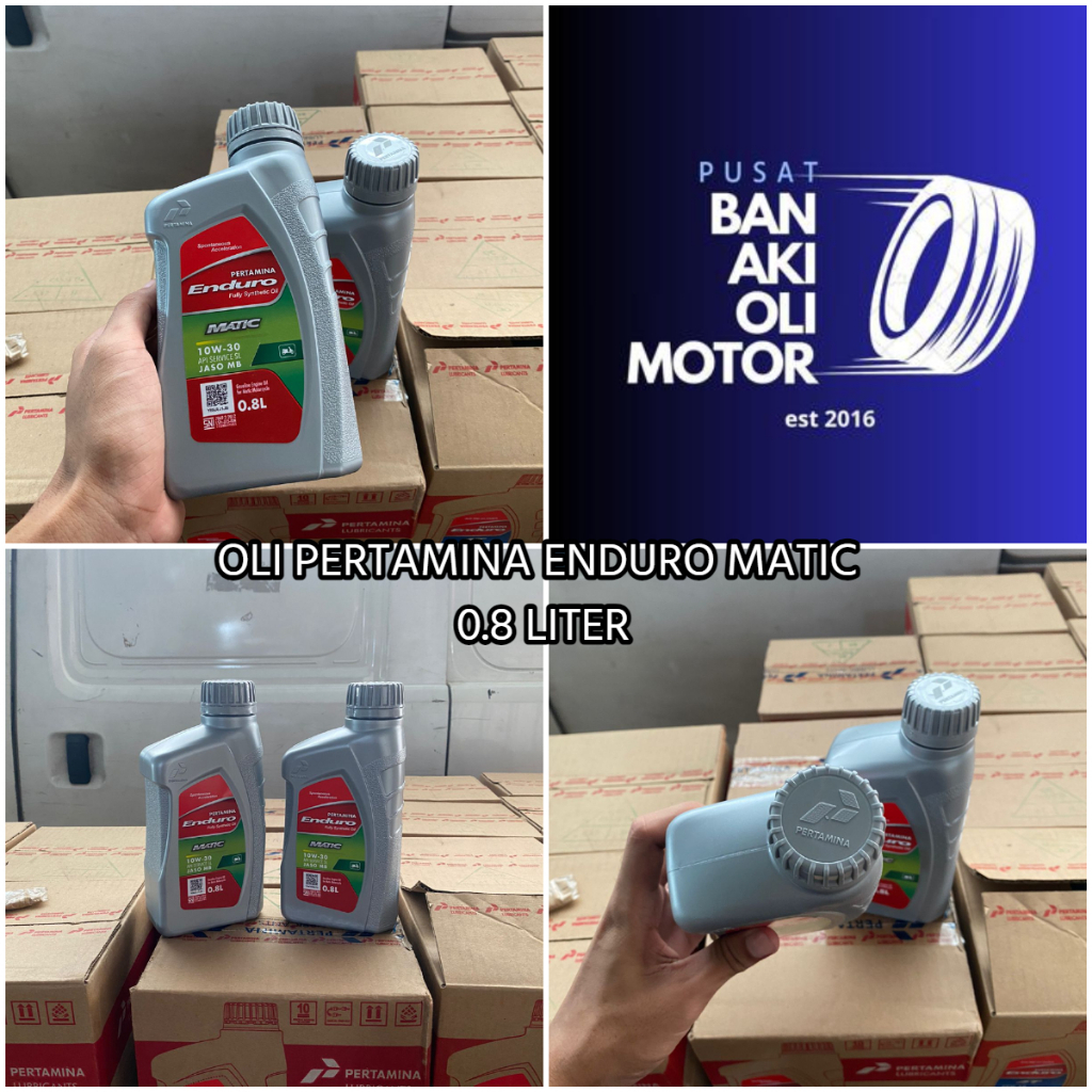 Jual OLI PERTAMINA ENDURO MATIC 10W-30 0.8LITER FULL SINTETIS || OLI ...