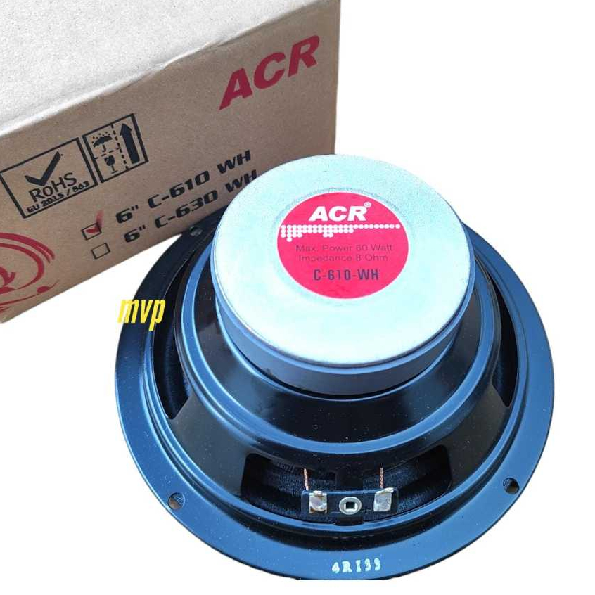 Jual Speaker ACR 6 inch 610 WH Speaker ACR 6 Inch Woofer | Shopee Indonesia