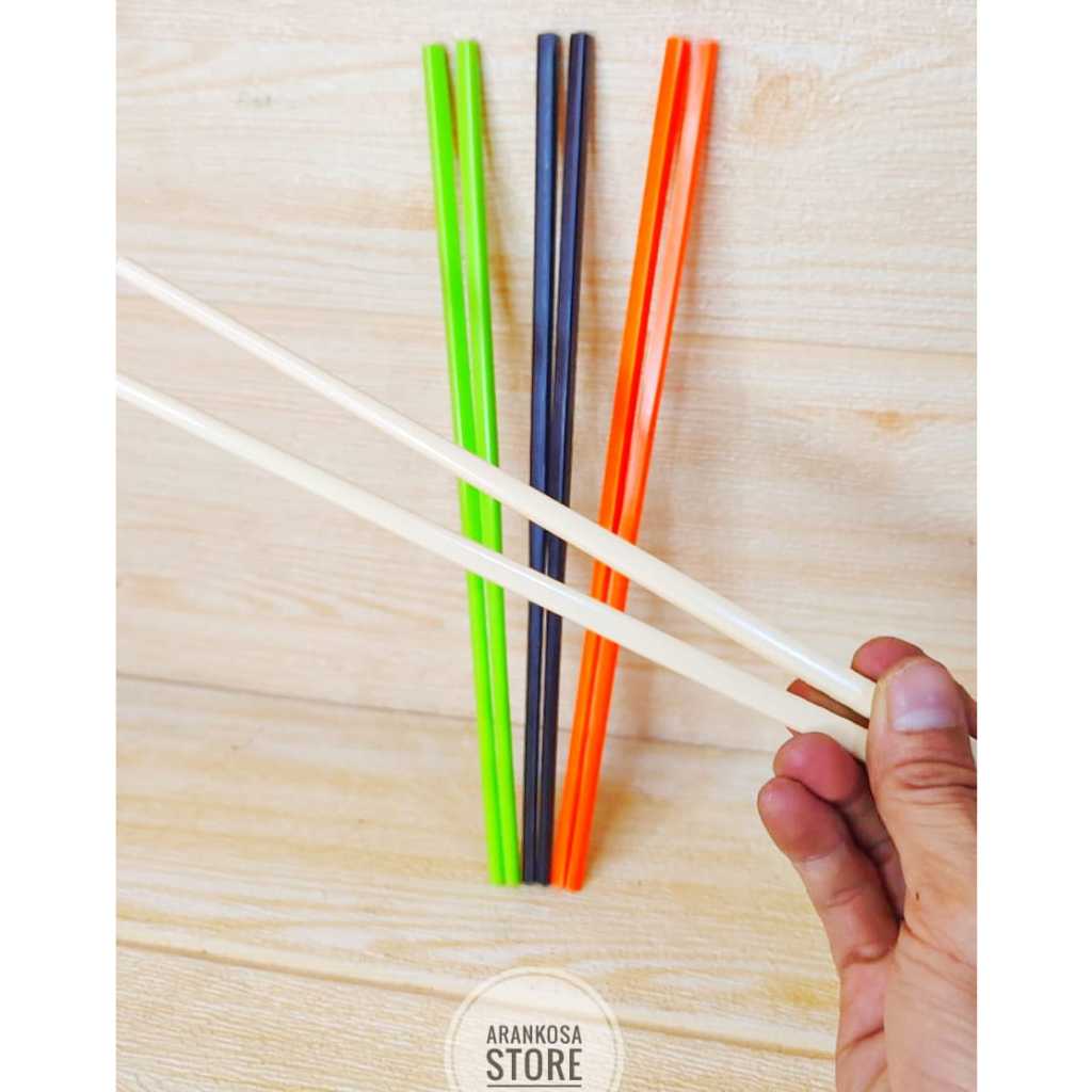 Jual BANTING HARGA 10 PASANG SUMPIT MAKAN/SUMPIT GADING MELAMINE ISI 10 ...
