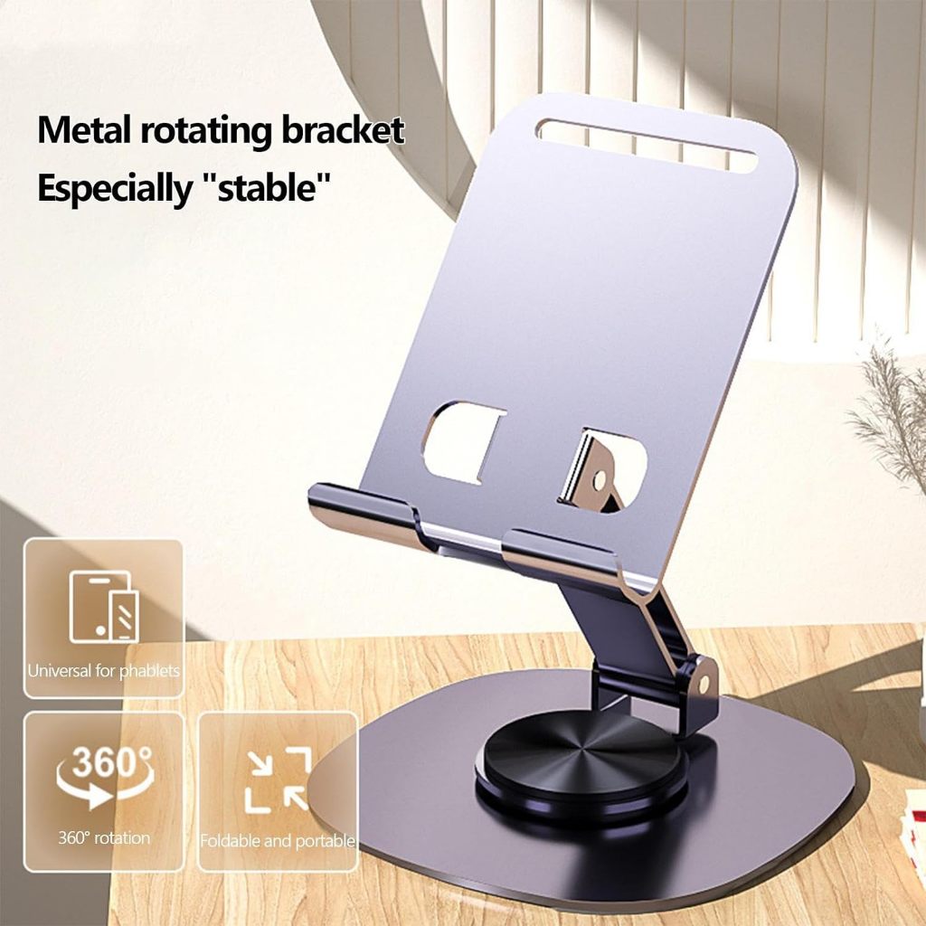 Jual OBC Stand Holder HP Desk Phone Holder Foldable Heavy Full Metal ...