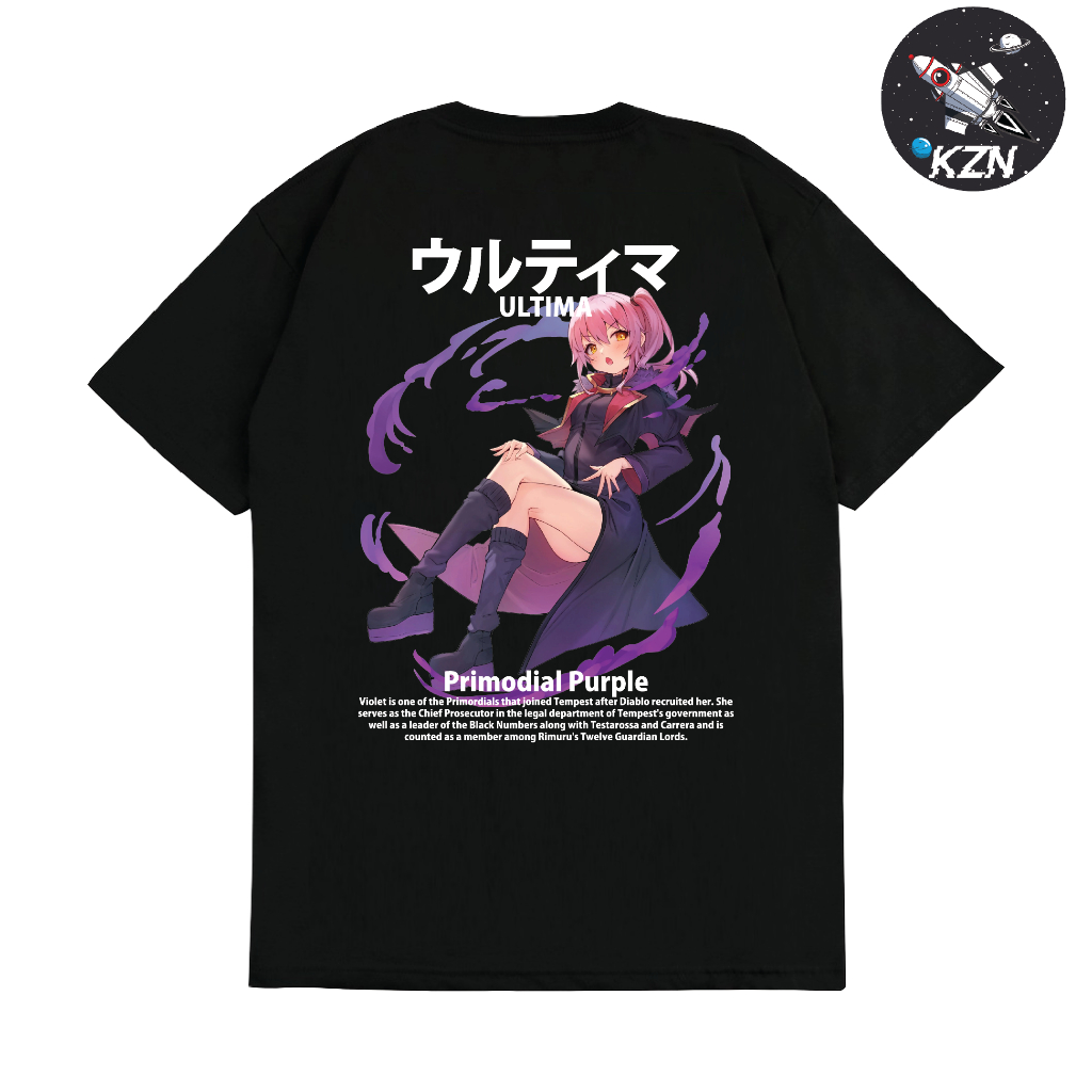 Jual Baju Kaos Ultima Violet Tensura - Kaos Violet Primodial Ungu Anime ...