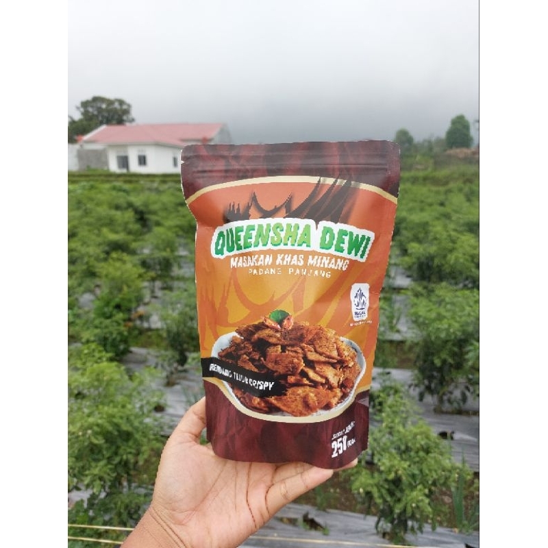 Jual Rendang Queensha Dewi Rendang Telur Krispi Randang Talua Premium Randang Padang Asli 250 gr ...
